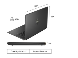 HP Spectre x360 2-in-1 Laptop 16, Windows 11 Pro, 16 HP Spectre x360 2-in-1 Laptop 16, Windows 11 Pro, 16